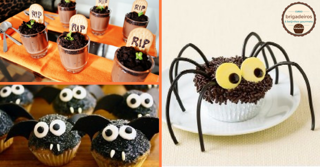 → 20 Ideias de Decoração de Brigadeiros Para Halloween
