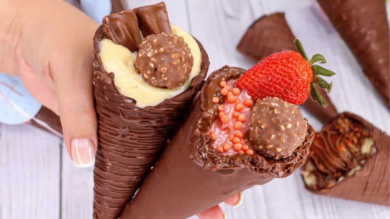 Como Fazer Cones Trufados Gourmet Recheados