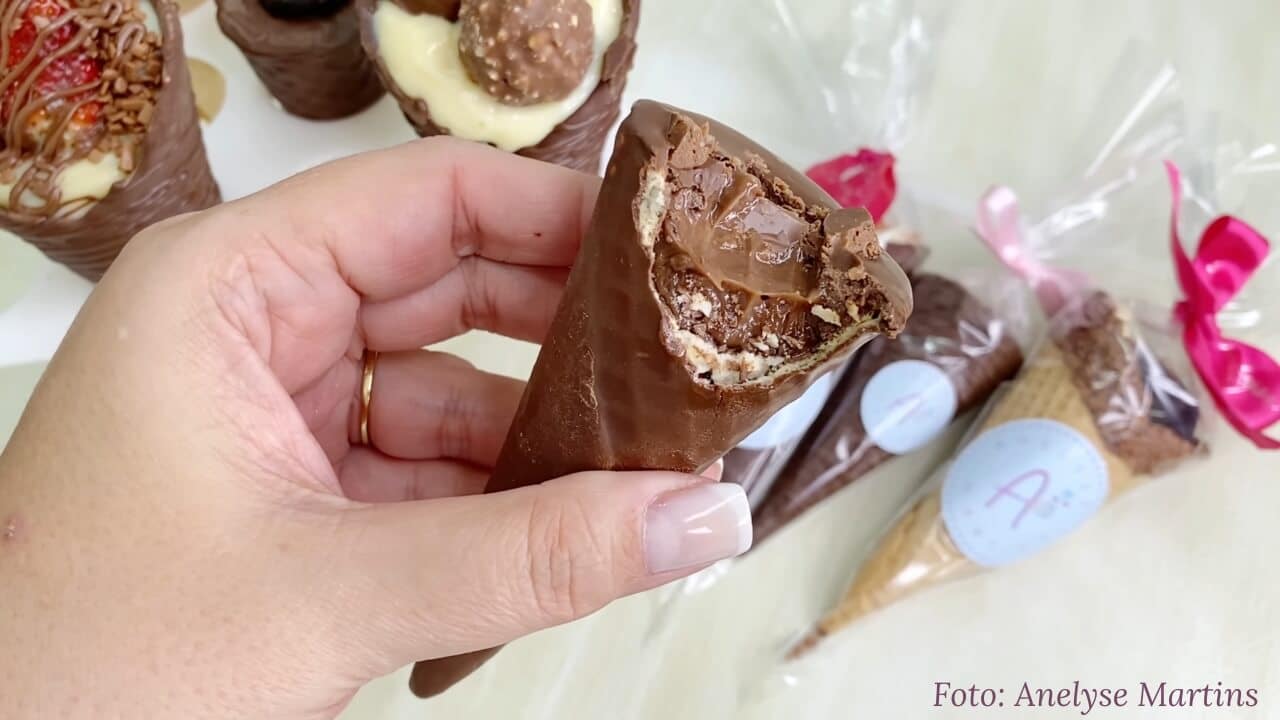 Como Fazer Cones Trufados Gourmet Recheados
